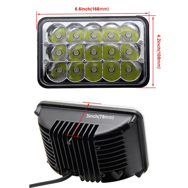 Rectangle Car Led Headlight 1002 from China manufacturer - Jiuguang