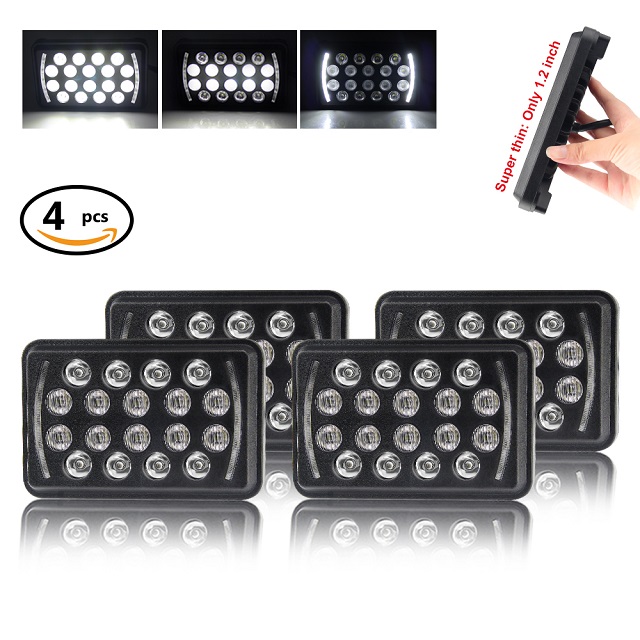 Square Motorcycle Led Headlight 1002H