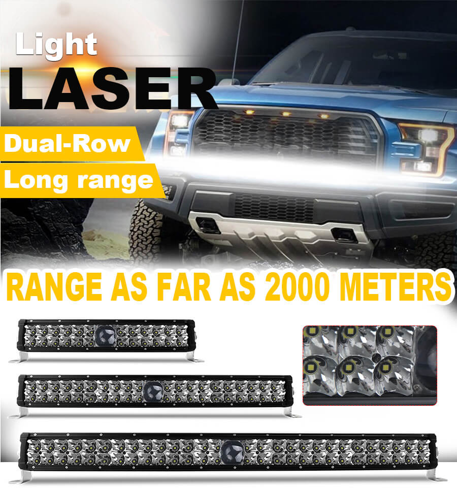 Laser Led Light Bar Super Bright Off Road with Exposure distance 2000m ...