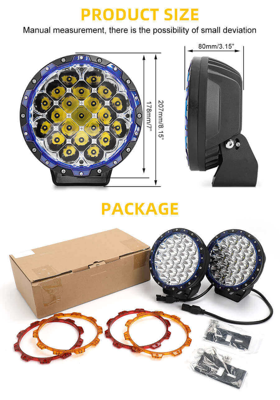 7 inch Round Led Offroad Spotlights JG-D002 from China Auto Lighting ...