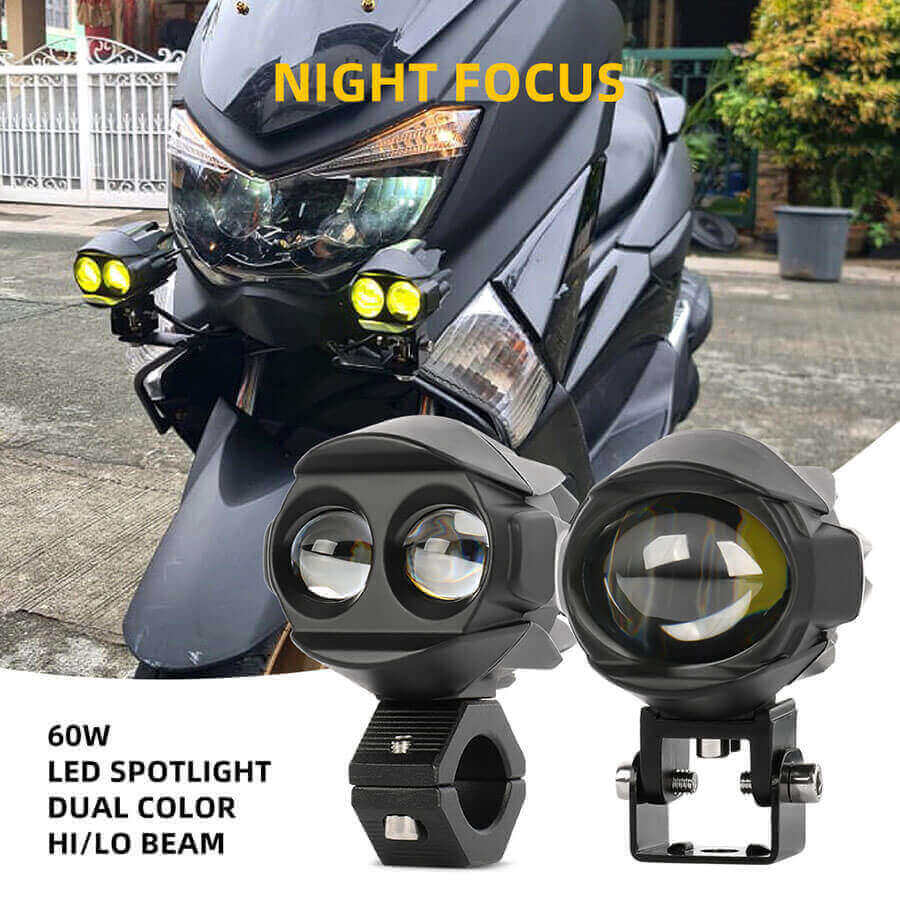 Projector Motorcycle Driving Lights Dual Color JG-MF01 from China Auto ...