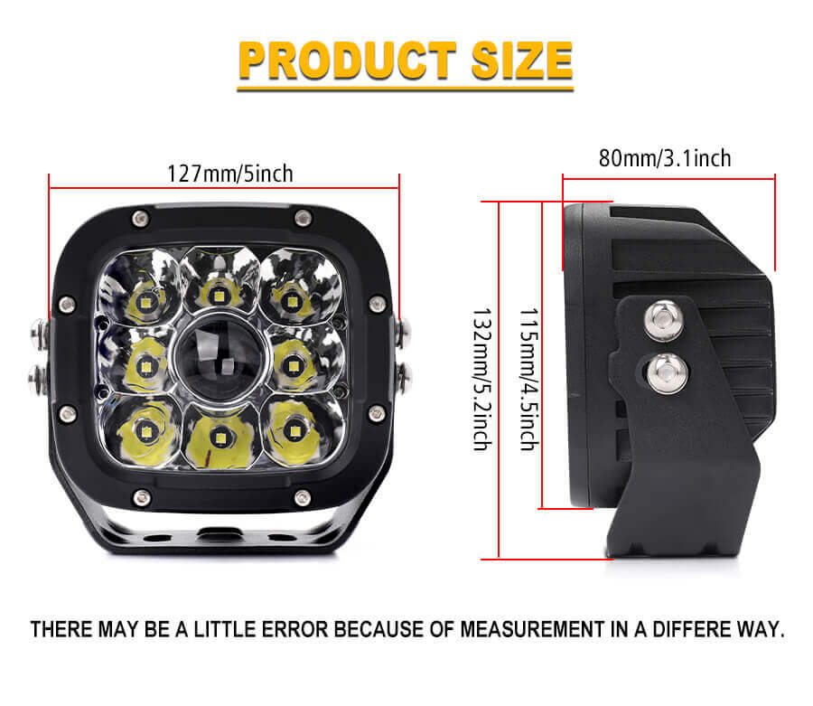 5 Inch Rectangle Laser off Road Lights JG-L050 from China off road ...