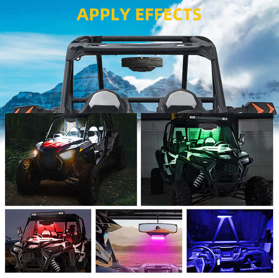 RGB UTV Center Rear View Mirror JG-JZD-12L from China Auto Lighting ... RGB UTV Center Rear View Mirror JG-JZD-12L from China Auto Lighting ...